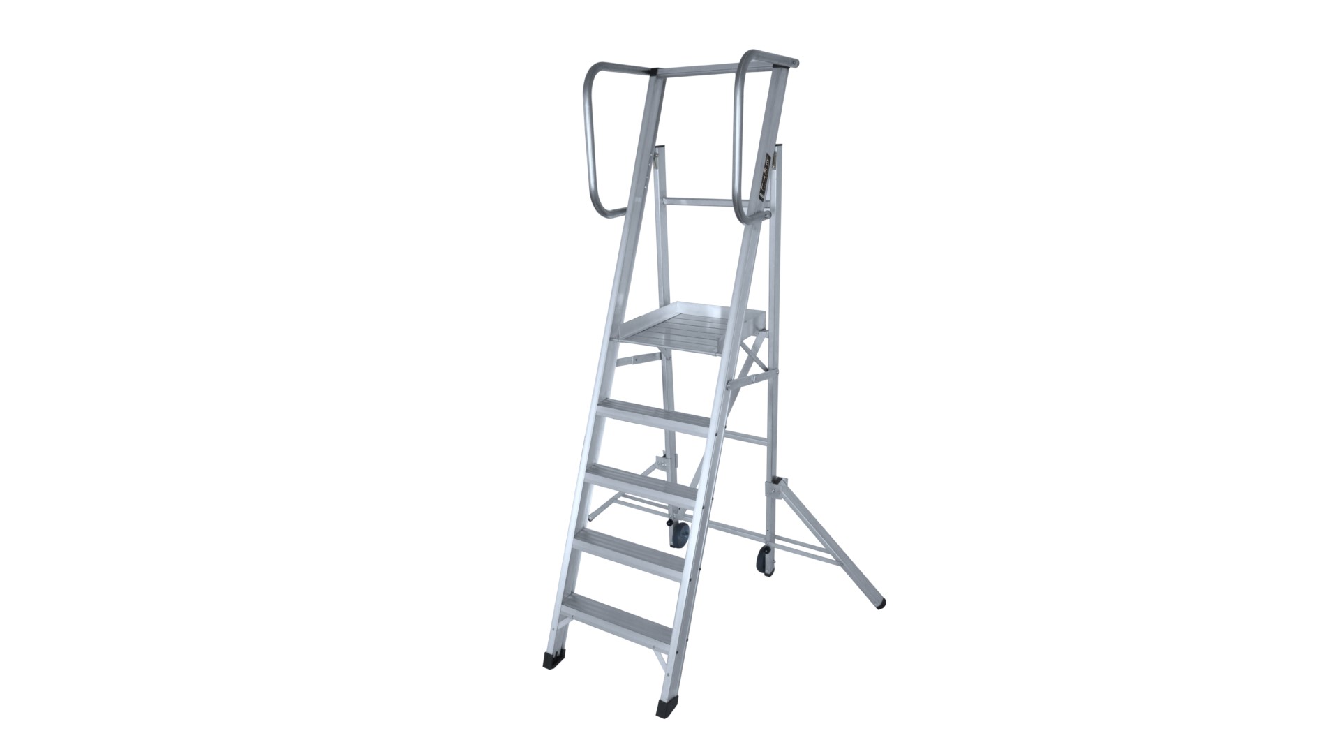 K-WORK MOBILE LADDER WITH PLATFORM, FOLDING - Advanced Manufacturing Madrid