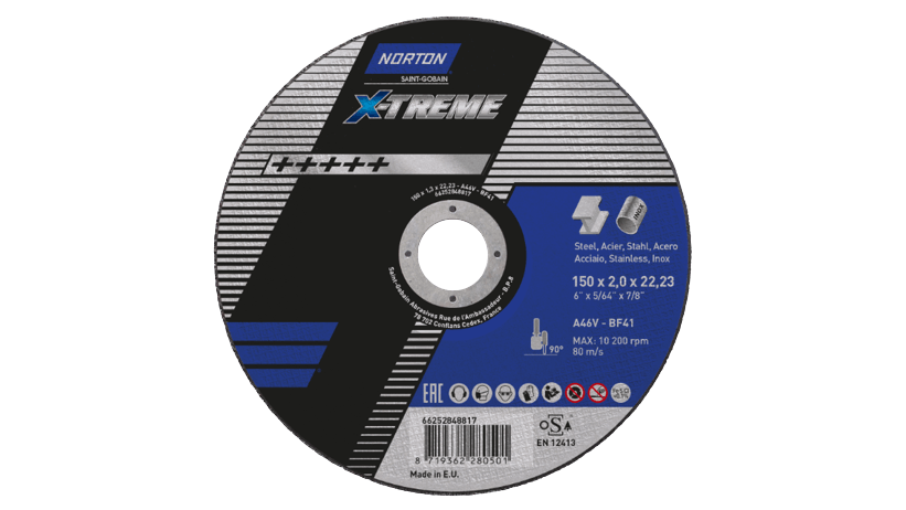 Norton X-treme Cutting Discs - Advanced Manufacturing Madrid