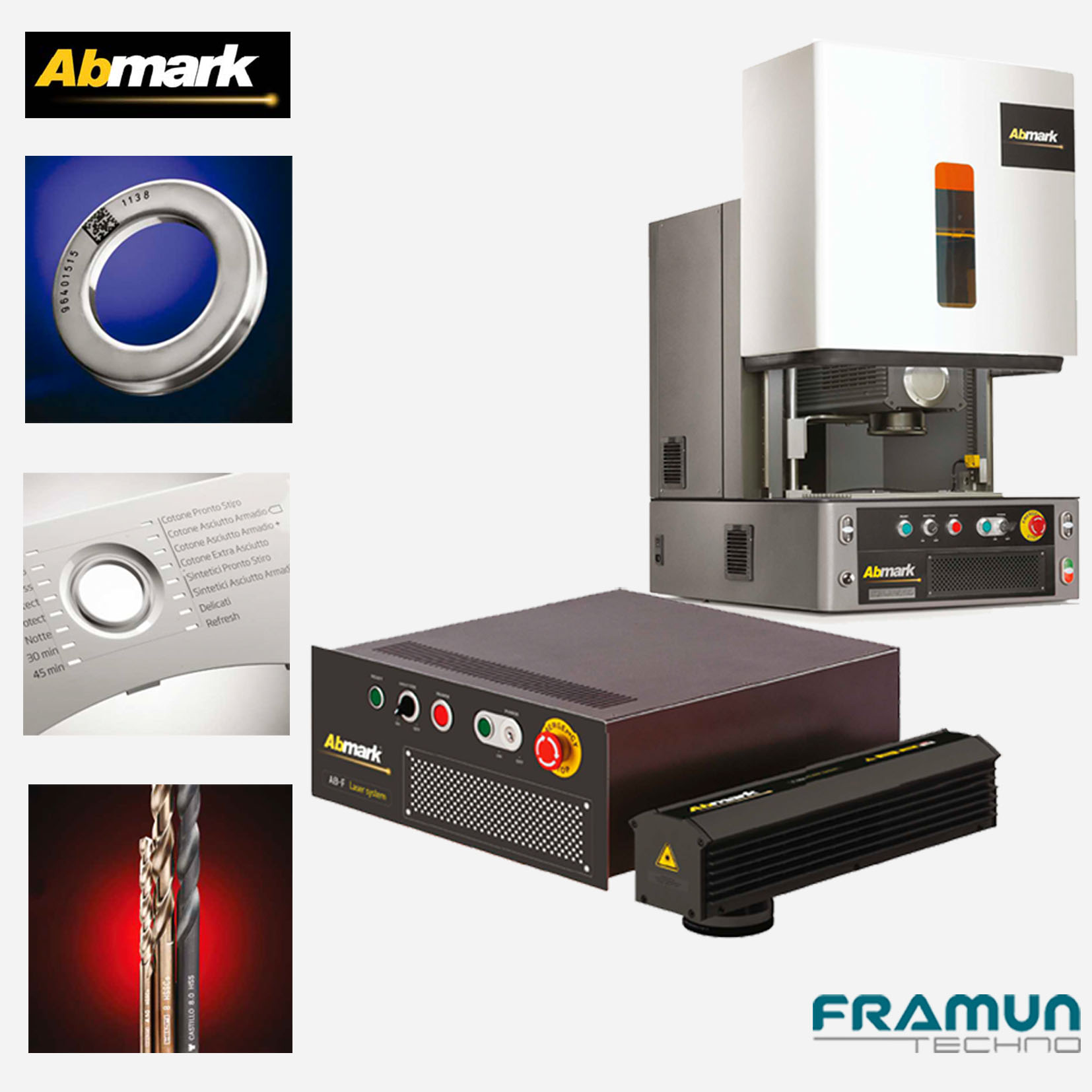 AbMark fiber laser machines - Advanced Manufacturing Madrid
