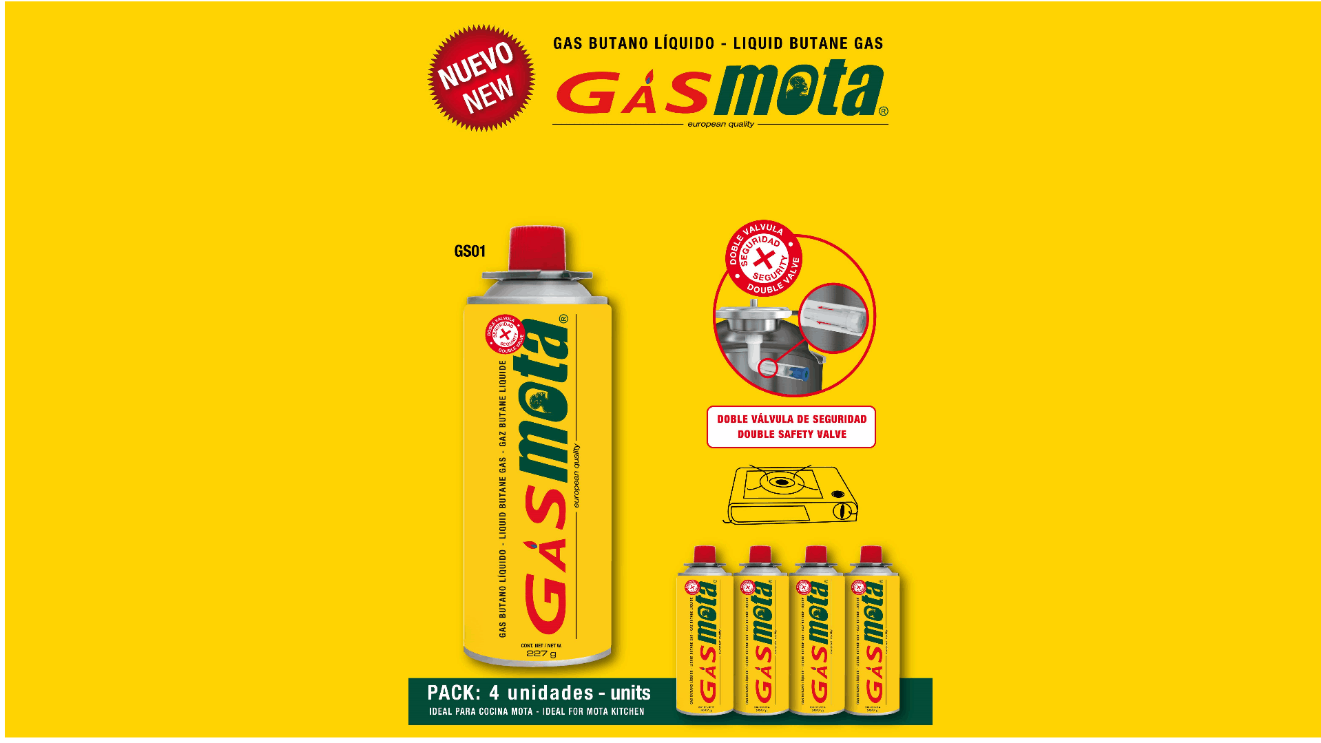 Gas Mota (Liquid butane gas) - Advanced Manufacturing Madrid