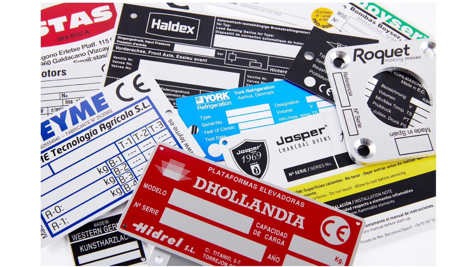 BARCODE PLATES - Advanced Manufacturing Madrid