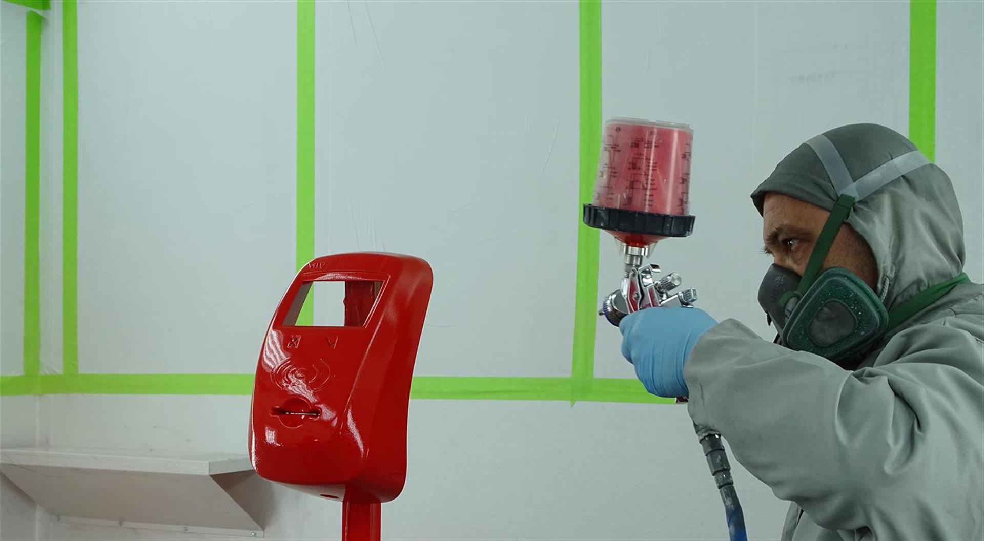 Painted parts - Advanced Manufacturing Madrid