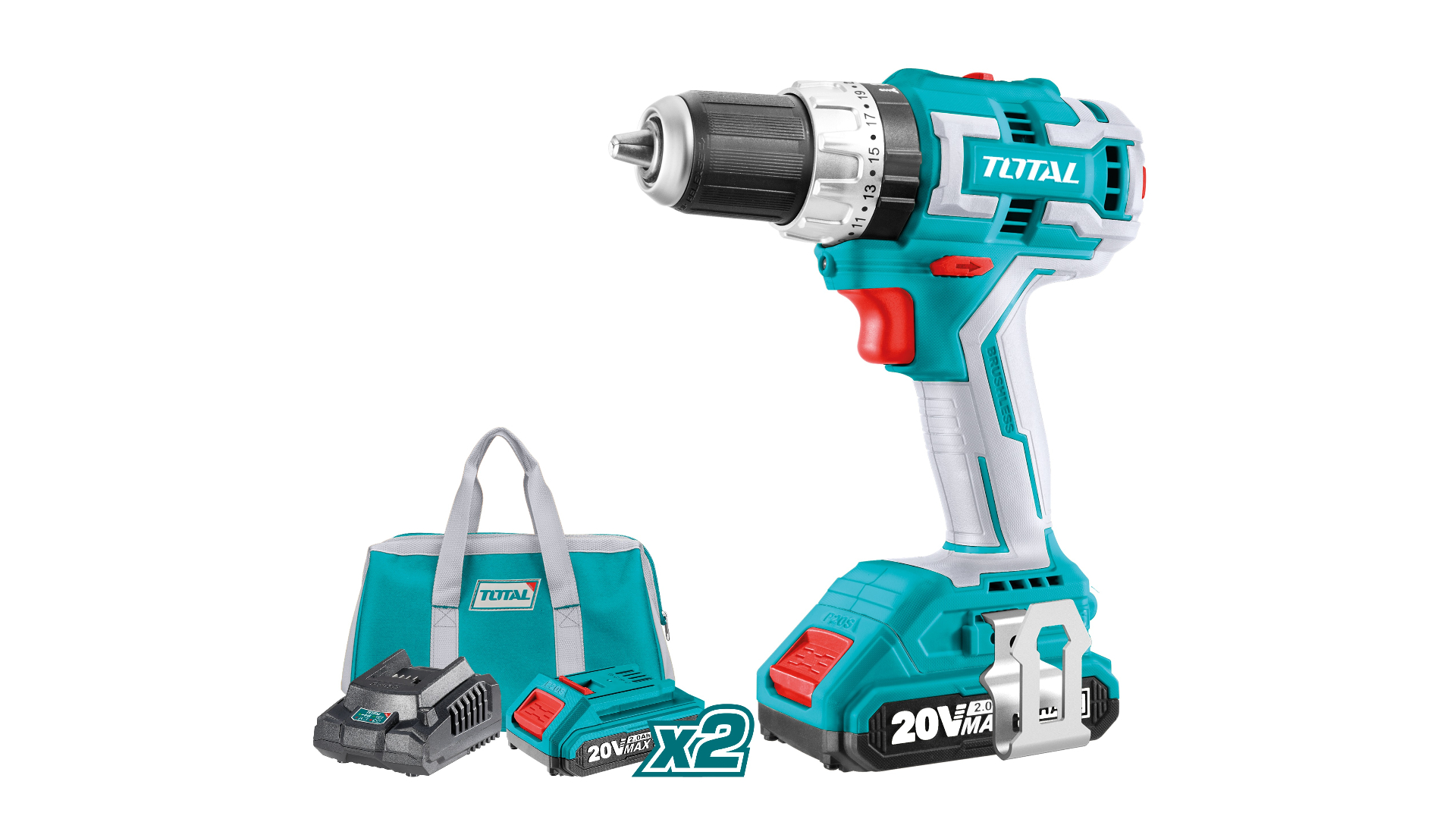 BRUSHLESS HAMMER DRILL - CORDLESS MOD. TIDLI20608 - Advanced ...