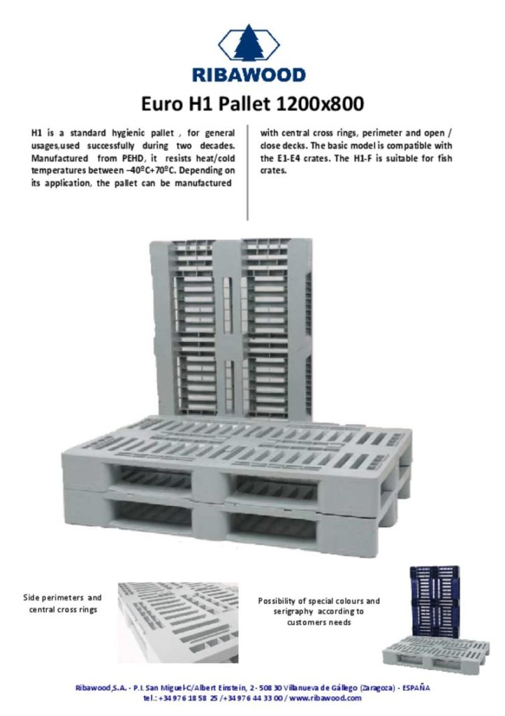 EXPORT PALLET REP 1200X800 OPEN DECK – Logistics & Automation Madrid