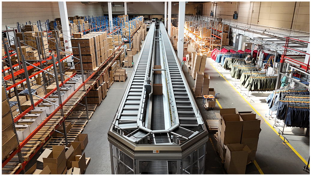 Split Tray Sorter – Logistics & Automation Madrid