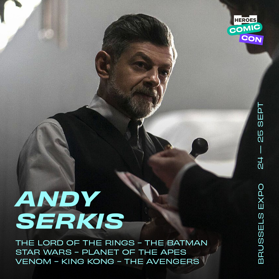 Actor Andy Serkis is coming to Heroes Comic Con! – Heroes Comic Con Belgium