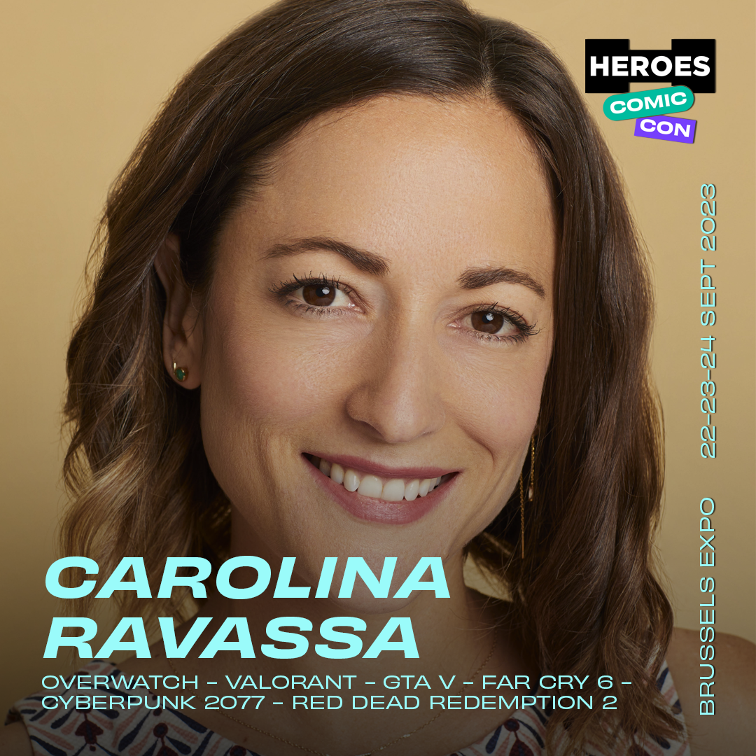 Voice actress Carolina Ravassa will be at Heroes Comic Con! – Heroes ...