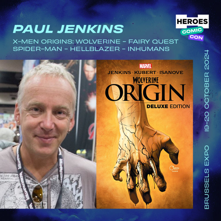 Paul Jenkins joins Heroes Comic Con 2024 ! – Heroes Comic Con Belgium