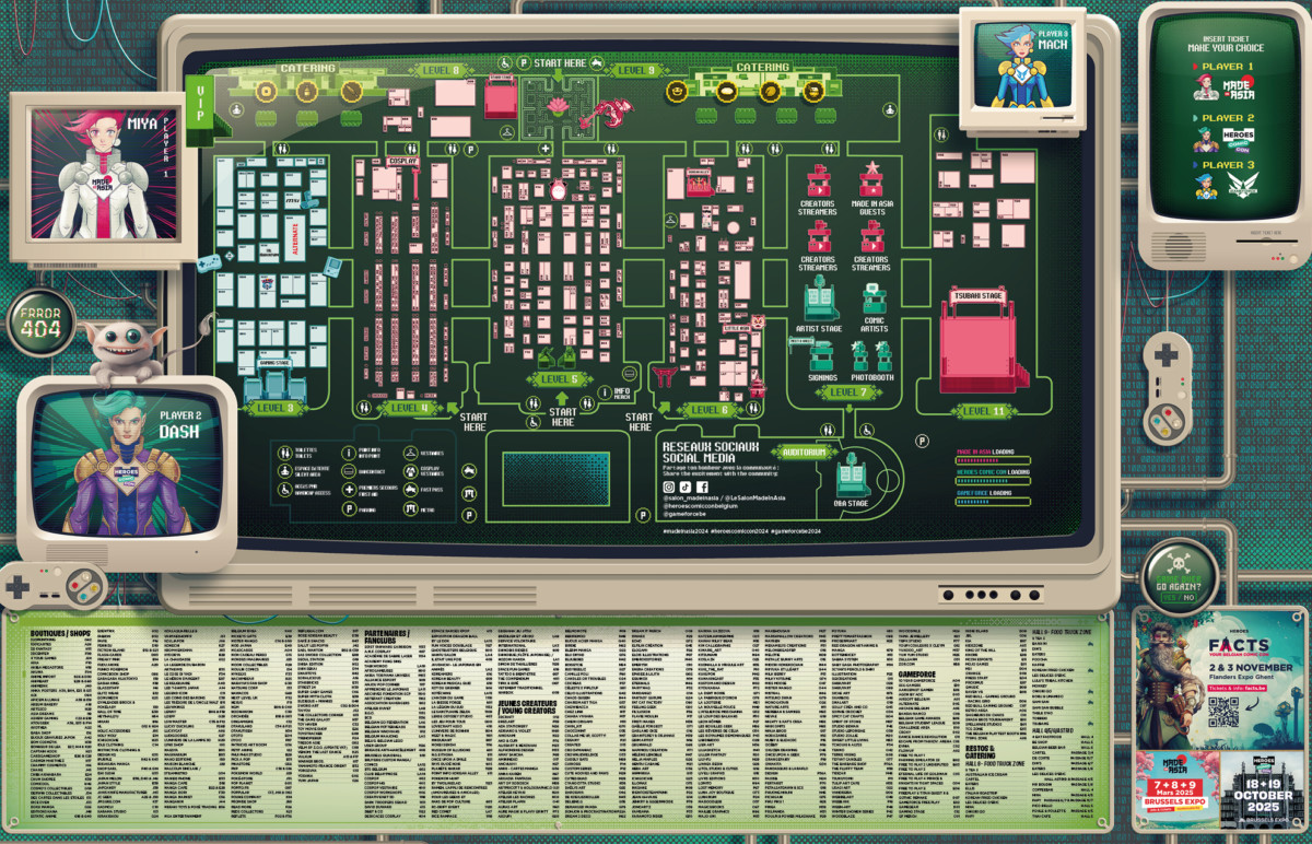 Plan & Programme – Heroes Comic Con Belgium